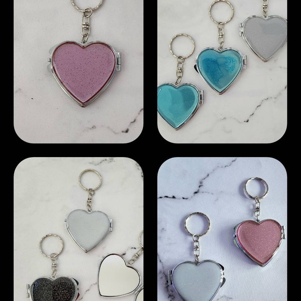 Heart Compact - Etsy