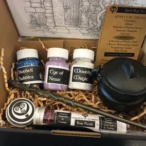 Spell Box Kit, Cast Iron Cauldron Potion Kit, Charmed by Clancey. Magic Mixes - Etsy Australia