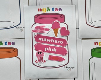 Printable Colour Matching Game, English - Etsy