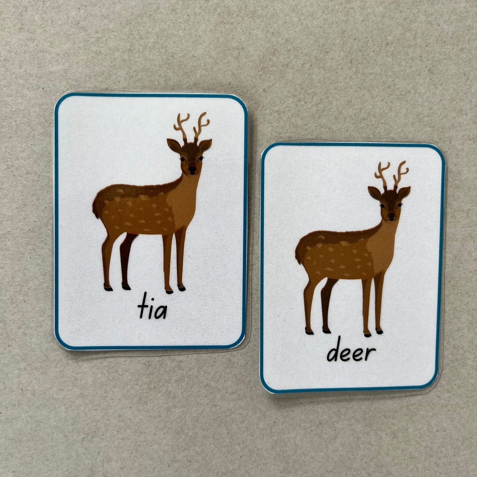 Printable Animal Matching Card Game, Te Reo Maori and English - Etsy