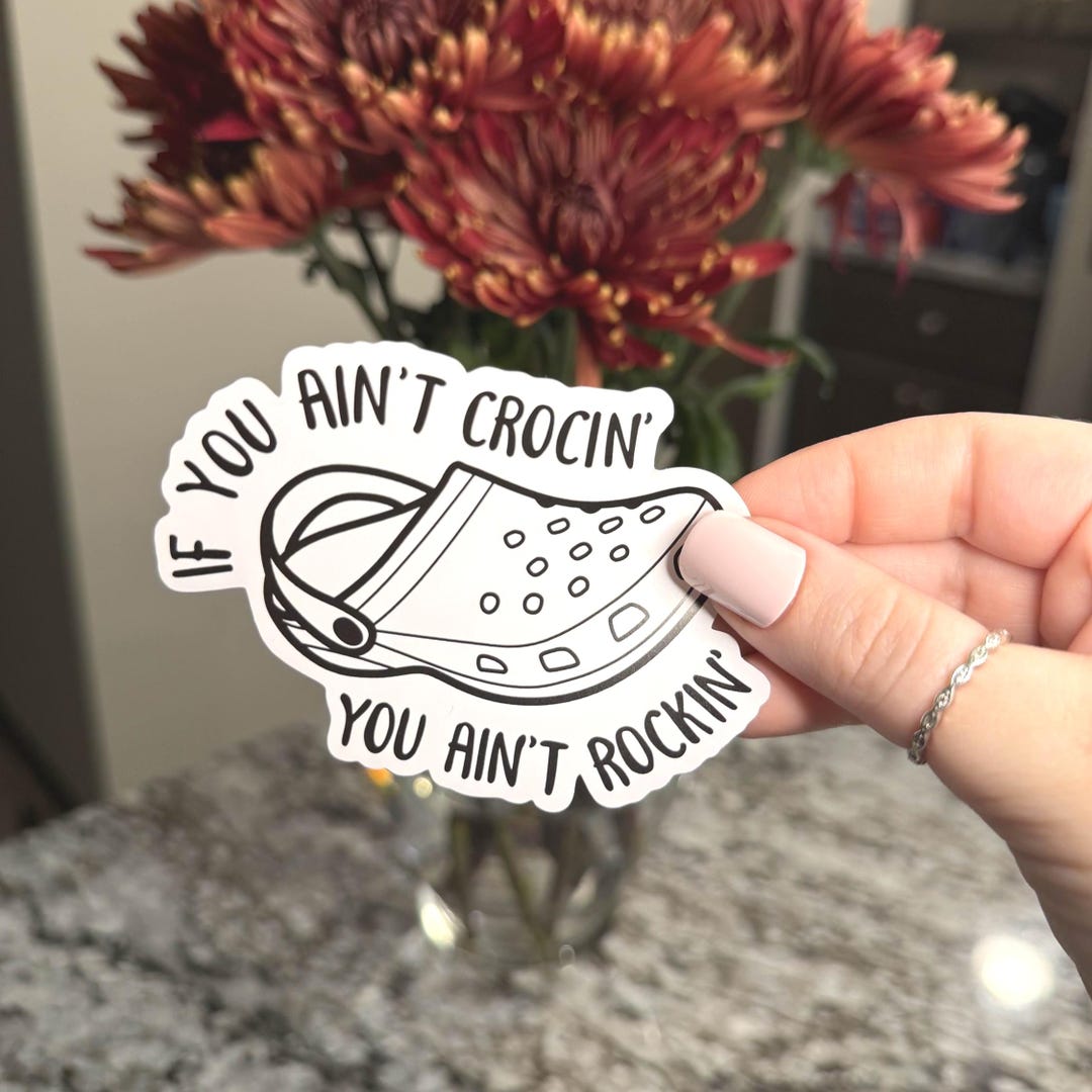 Shoe Rockin STICKER- Cute Waterproof Funny Vinyl Decal Sticker Gift ...