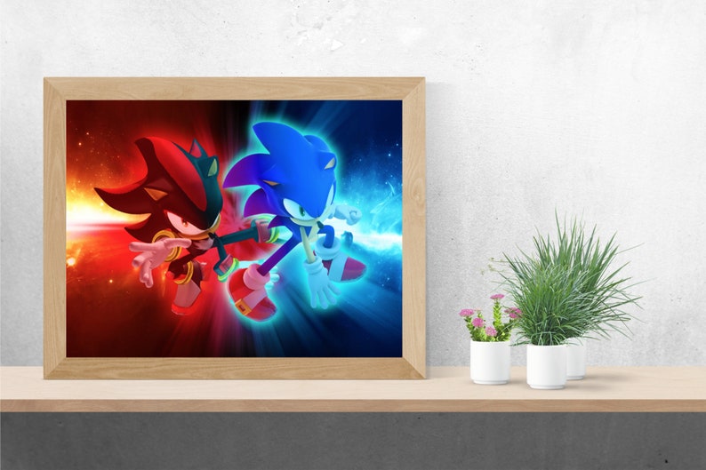 Sonic the Hedgehog Poster A5, A4, A3, A2, A1, A0 - Etsy