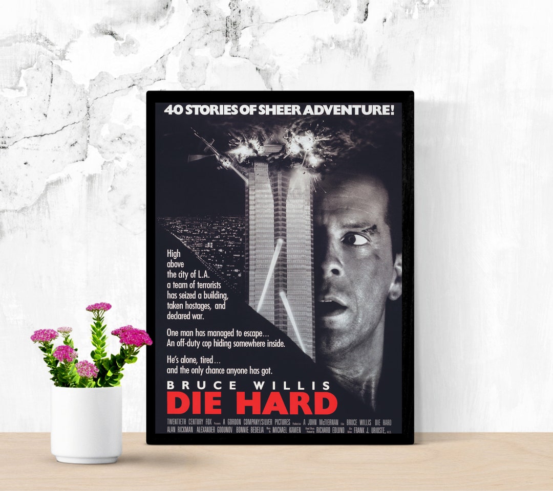 Die Hard 1988 Bruce Willis Poster Print A5, A4, A3, A2, A1, A0 - Etsy