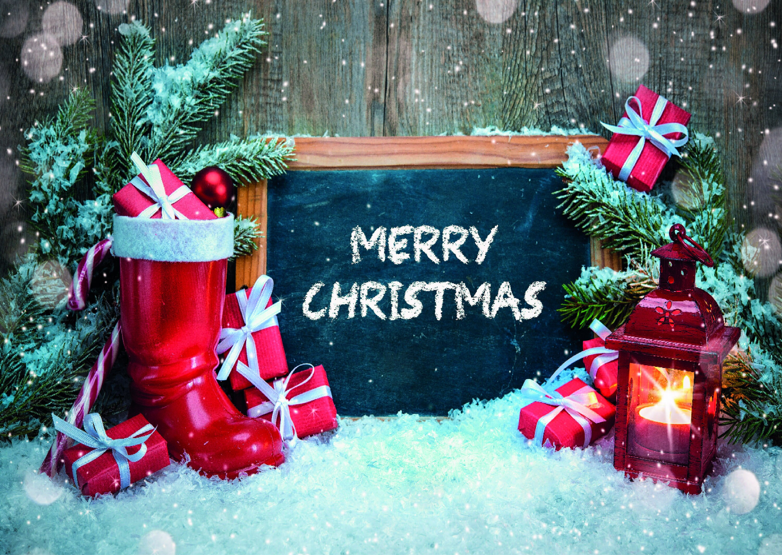 Merry Christmas Poster A5, A4, A3, A2, A1, A0 - Etsy UK