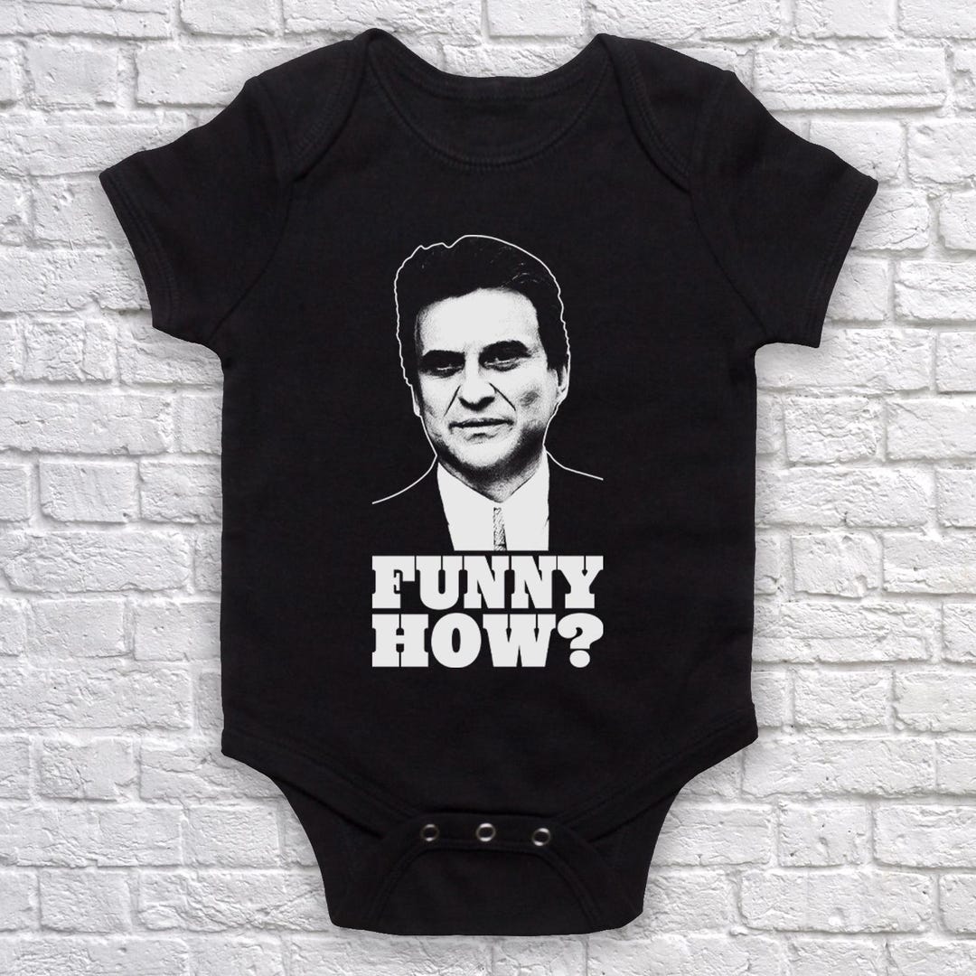 Funny How Mafia Gangster Tommy Pesci New York Crime Baby Grow Baby One ...