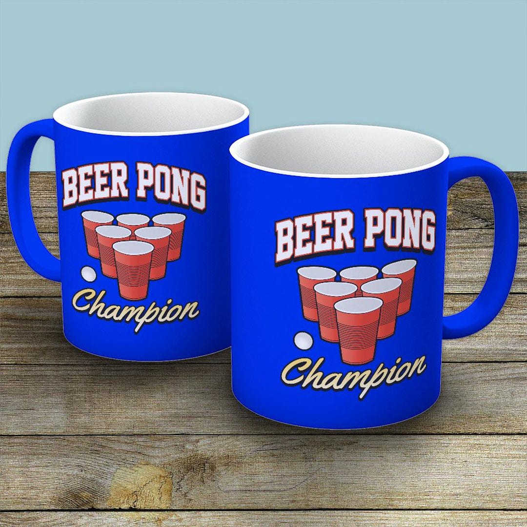 Beer Pong Champion College Frat Party Beirut Drinking Game IPA Lager ...