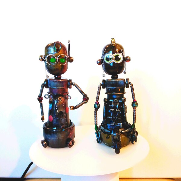 Minions Robot Statue Steampunk Mechanical Statue Steampunk Robots ...