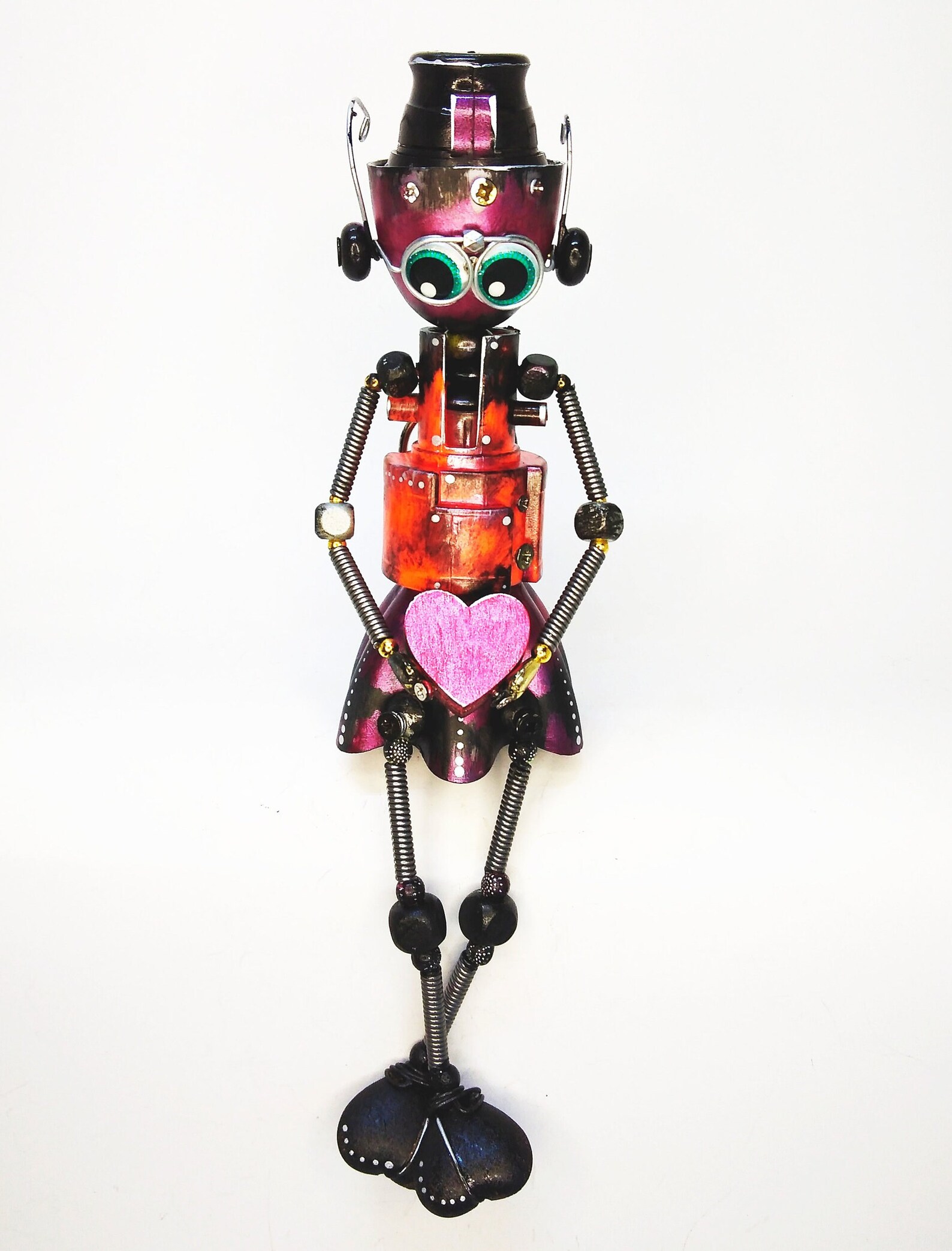 Valentine's Day Edition. Hand Made, Recycled, 100% Unique Art, Crazy ...