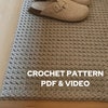 Rug Knitting Pattern PDF, Waves. Beginners Bath Mat Knitting Pattern ...