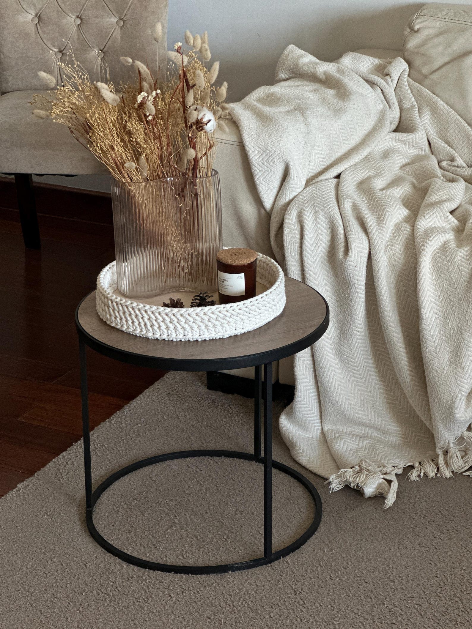 Crochet Tray Pattern - Easy Round Basket for Home Decor - Beginner ...