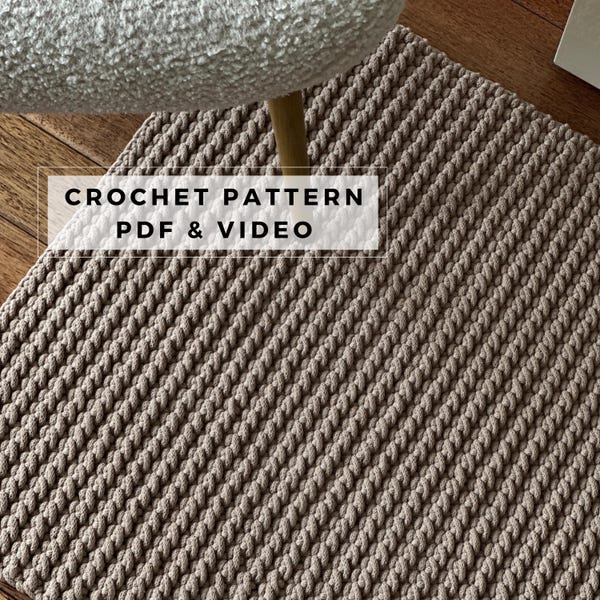 Crochet Carpet Pattern - Etsy