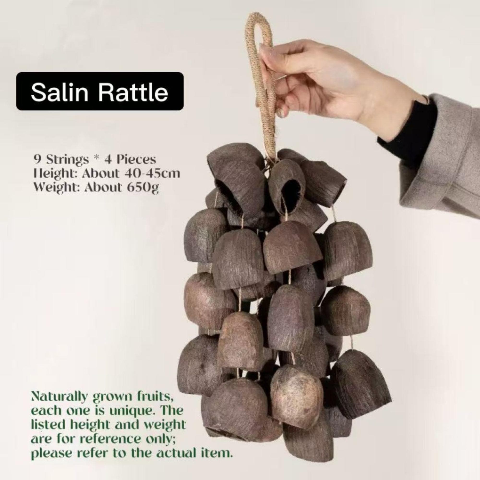 Handmade Fruit Shell Rattle Natural Nut Shell Shaker Meditation Sound ...