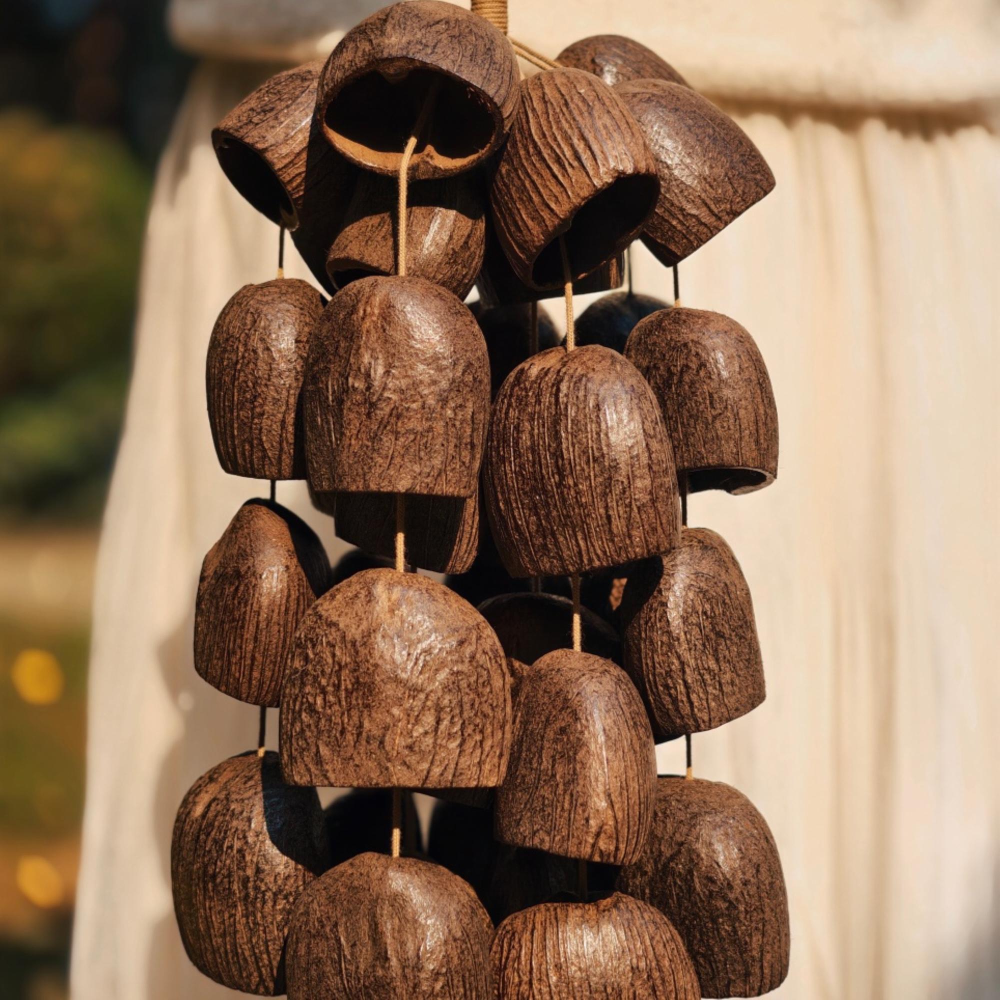 Handmade Fruit Shell Rattle Natural Nut Shell Shaker Meditation Sound ...