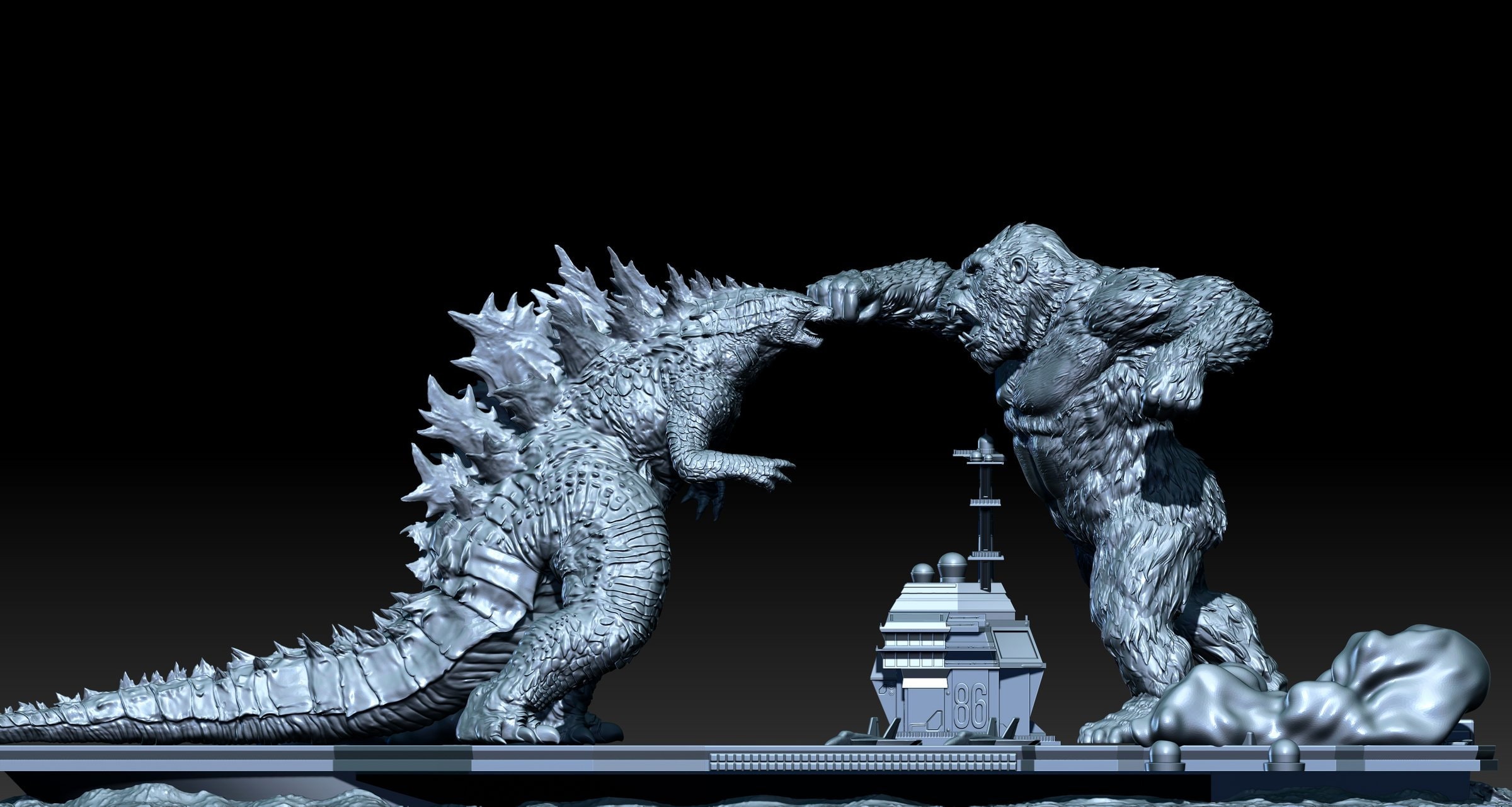Godzilla Vs Ghost Godzilla