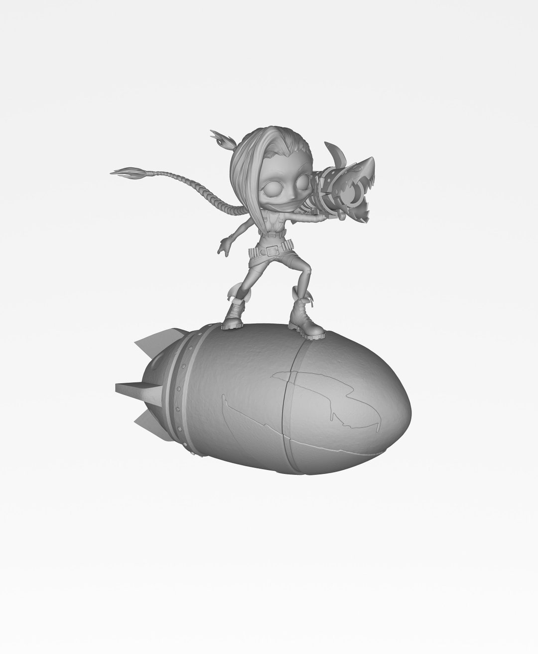 Jinx Chibi League of Legends STL Model 3D Printable - Etsy Canada