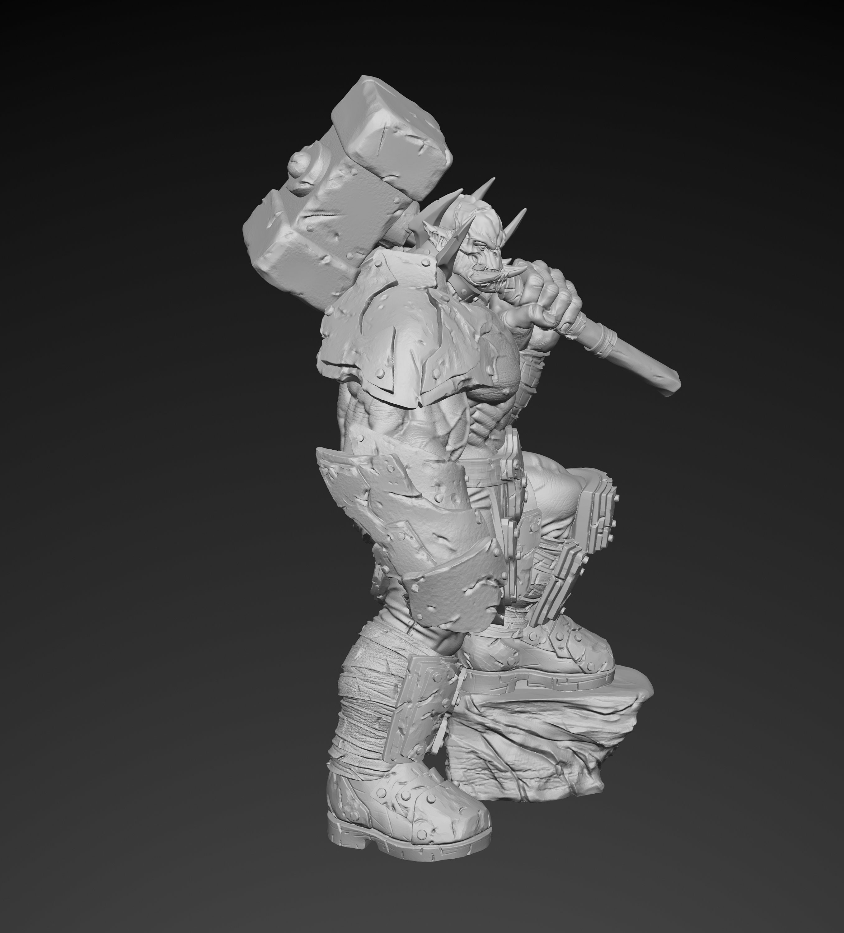 Orc Champion V2 | Miniatures | STL Model | 3D Printable - Etsy