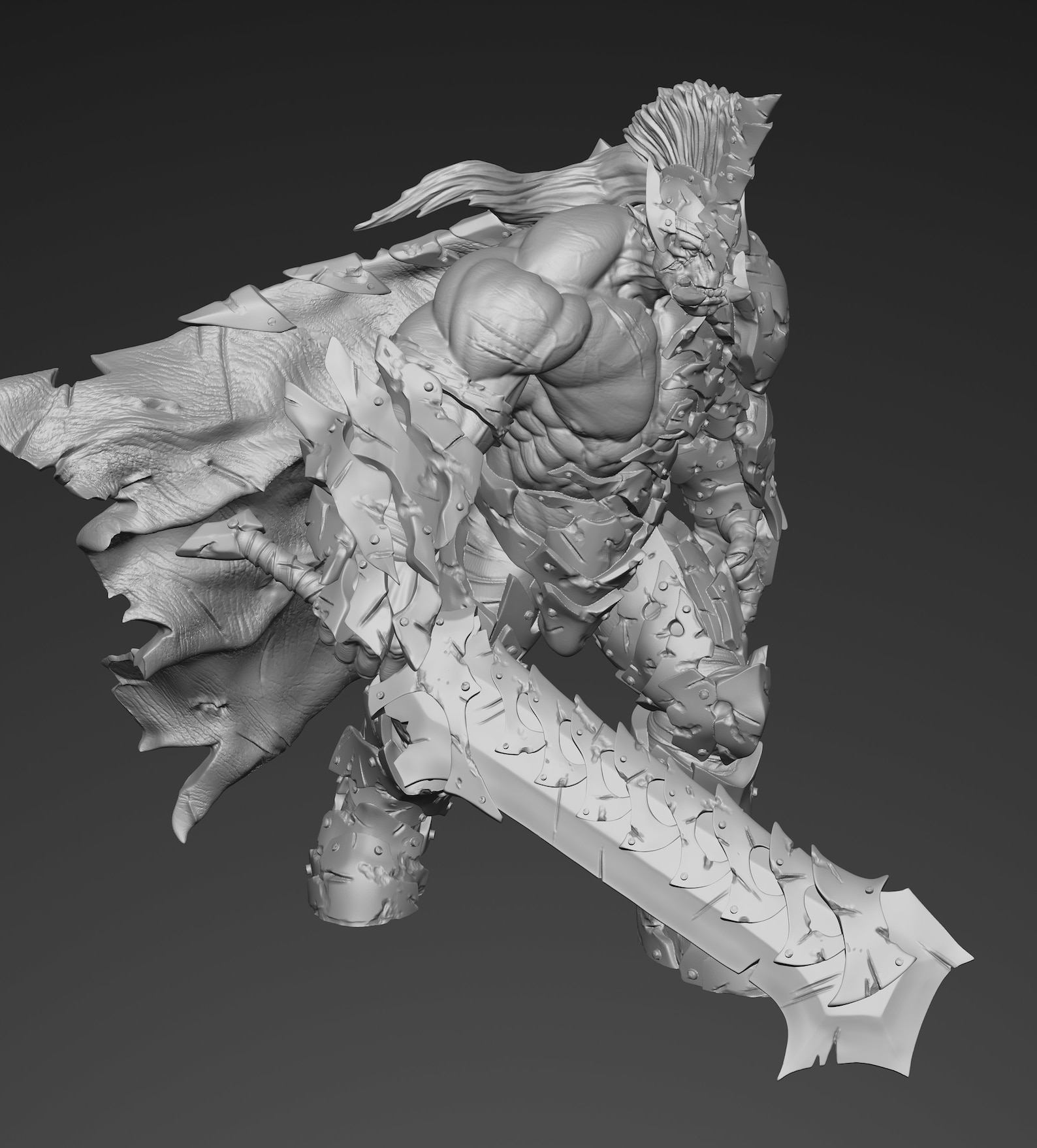 Orc Warlord | Monsters | STL Model | 3D Printable - Etsy Canada