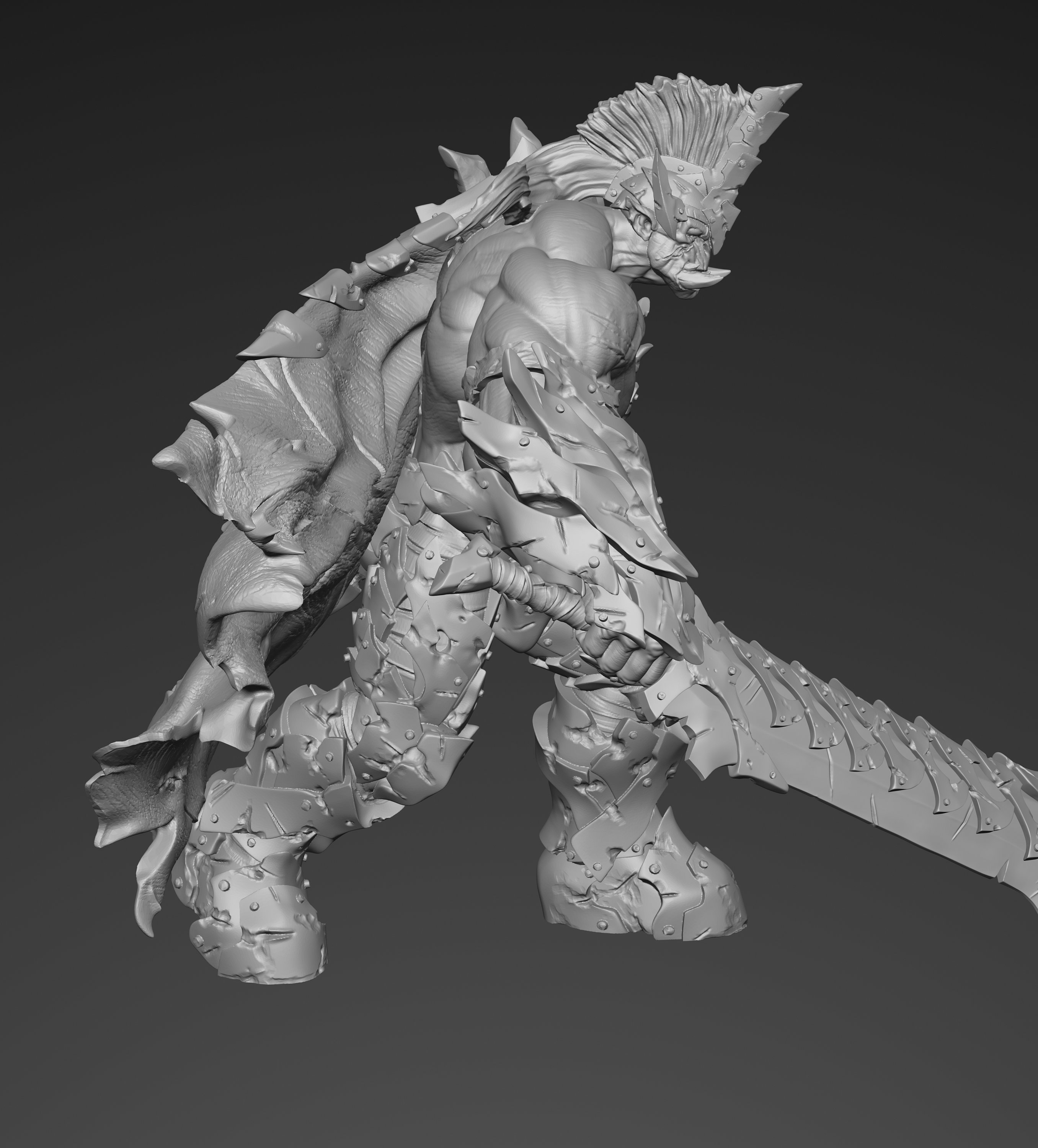 Orc Warlord | Monsters | STL Model | 3D Printable - Etsy Canada