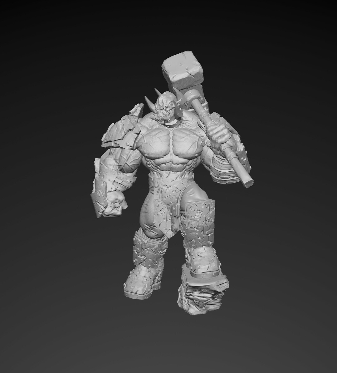 Orc Champion V2 Miniatures STL Model 3D Printable - Etsy