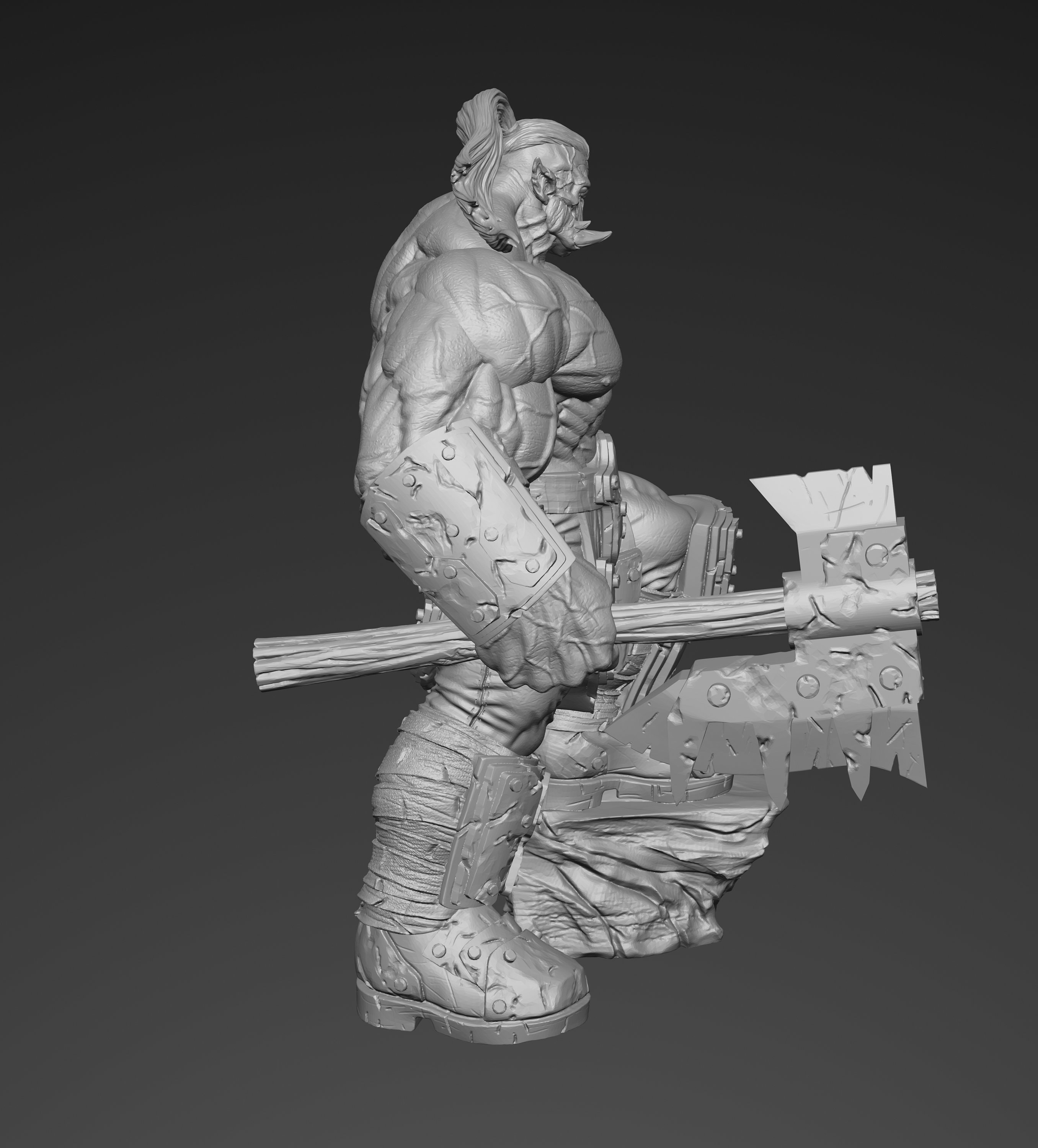 Orc Champion Monsters STL Model 3D Printable - Etsy