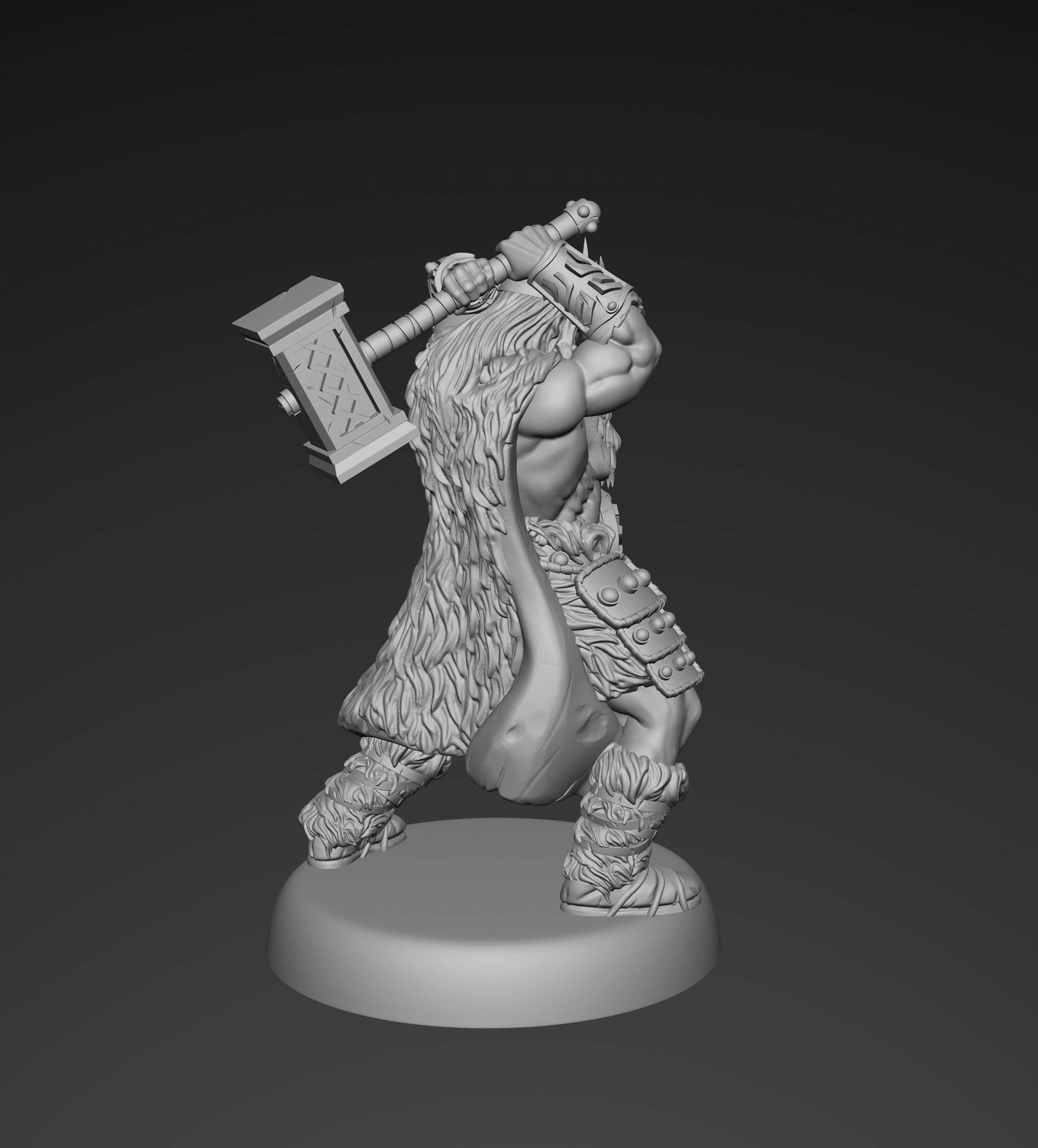 Dwarf Warrior | Miniature | STL Model | 3D Printable - Etsy