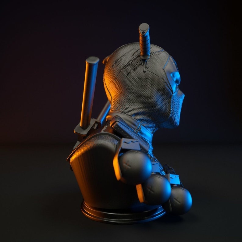 Deadpool Bust Marvel STL Model 3D Printable - Etsy