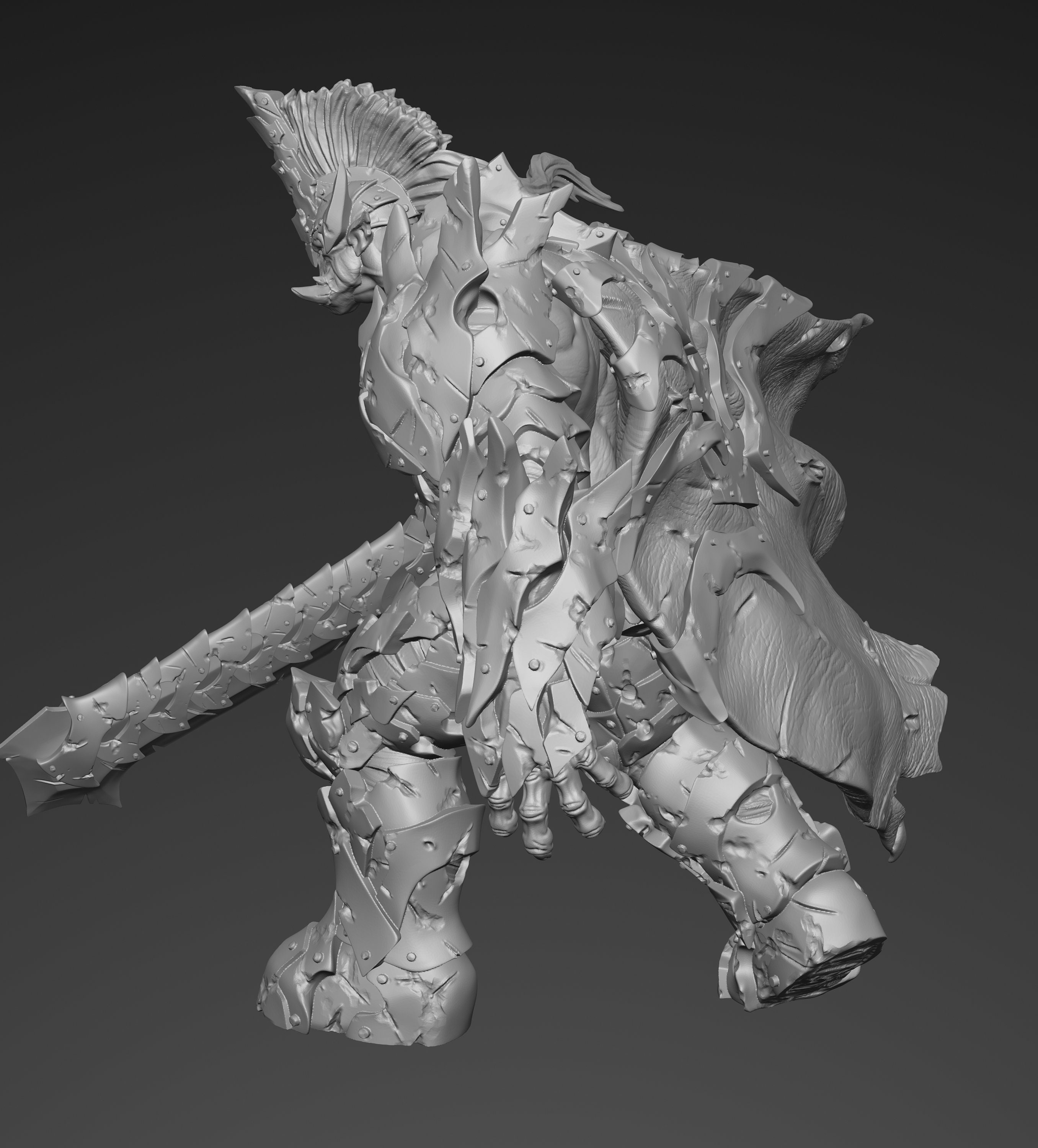 Orc Warlord | Monsters | STL Model | 3D Printable - Etsy Canada