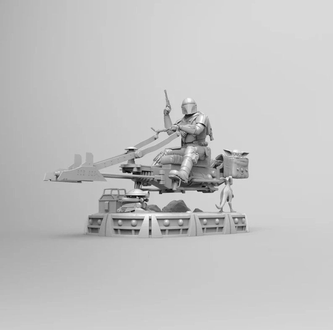 Mandalorian - Bike | the Mandalorian | STL Model | 3D Printable - Etsy