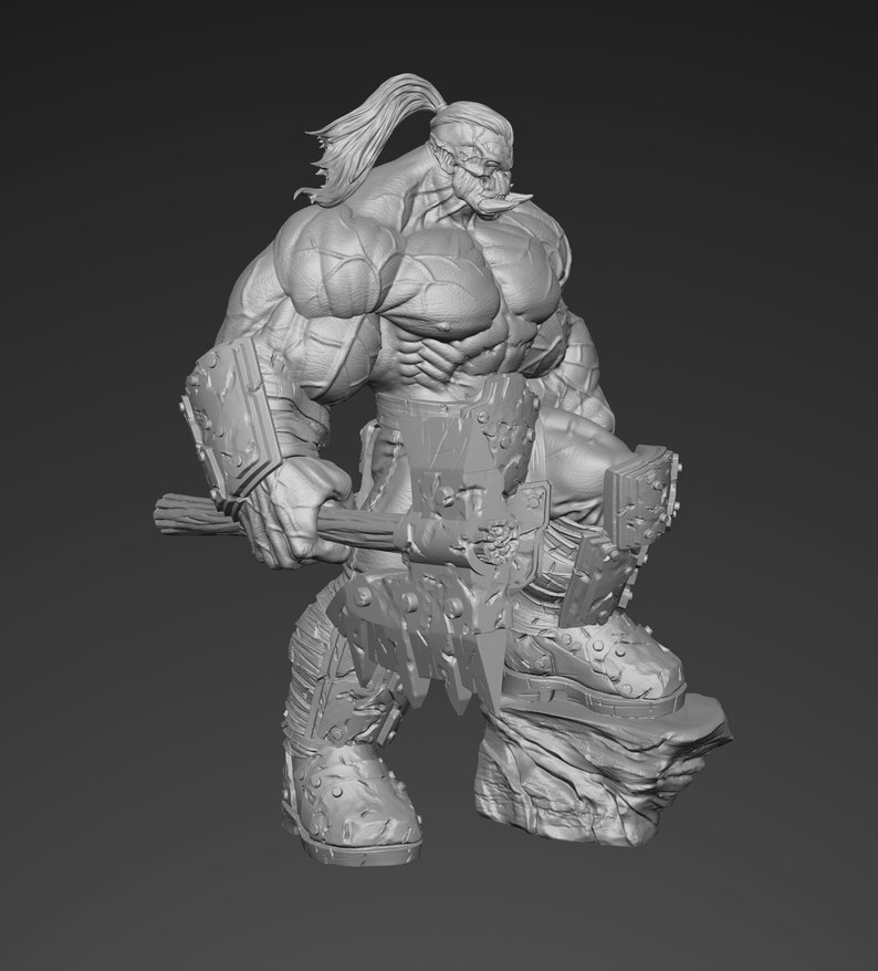 Orc Champion Monsters STL Model 3D Printable - Etsy