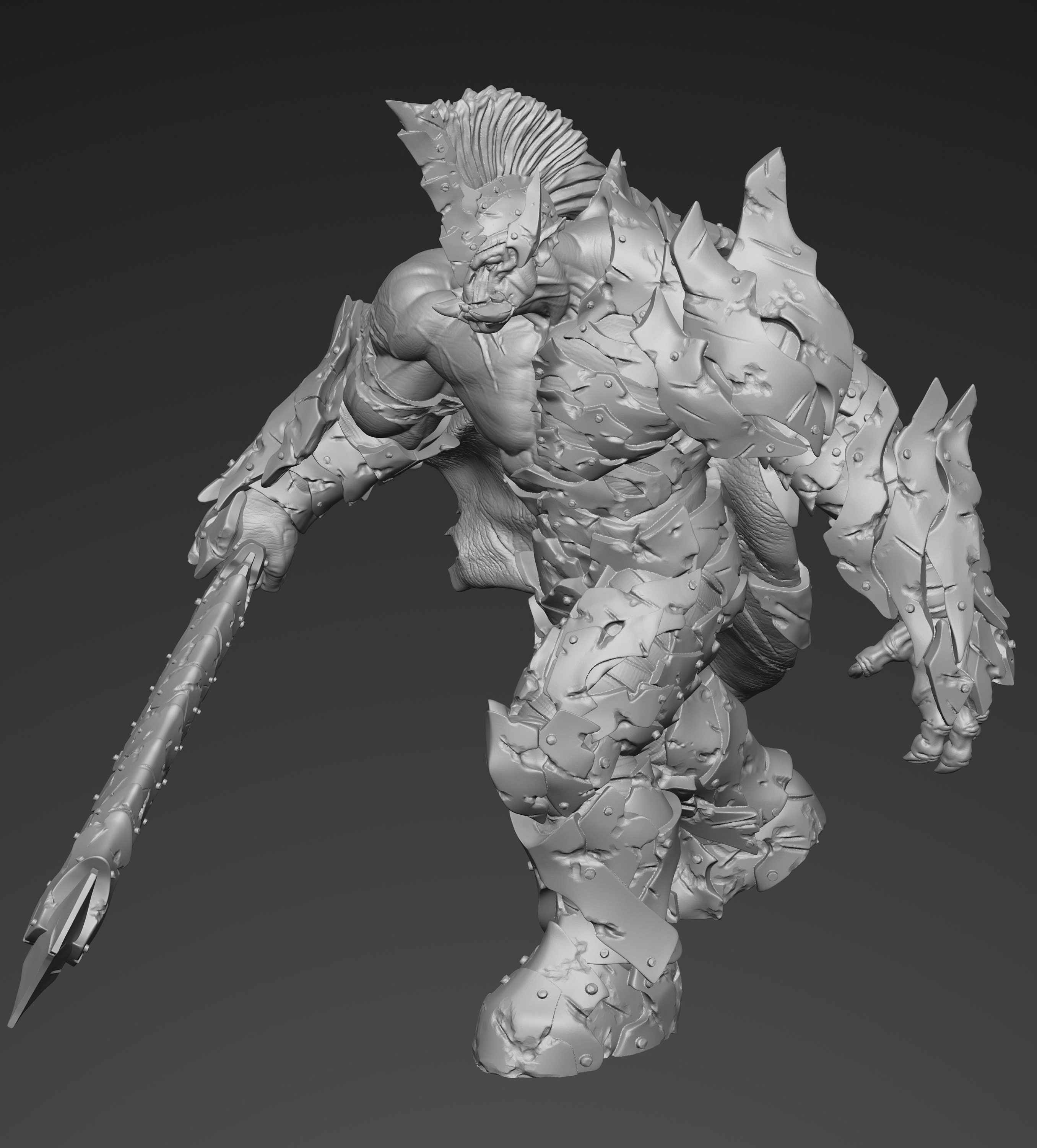 Orc Warlord | Monsters | STL Model | 3D Printable - Etsy Canada