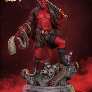 Hellboy Standing Movie STL Model 3D Printable - Etsy