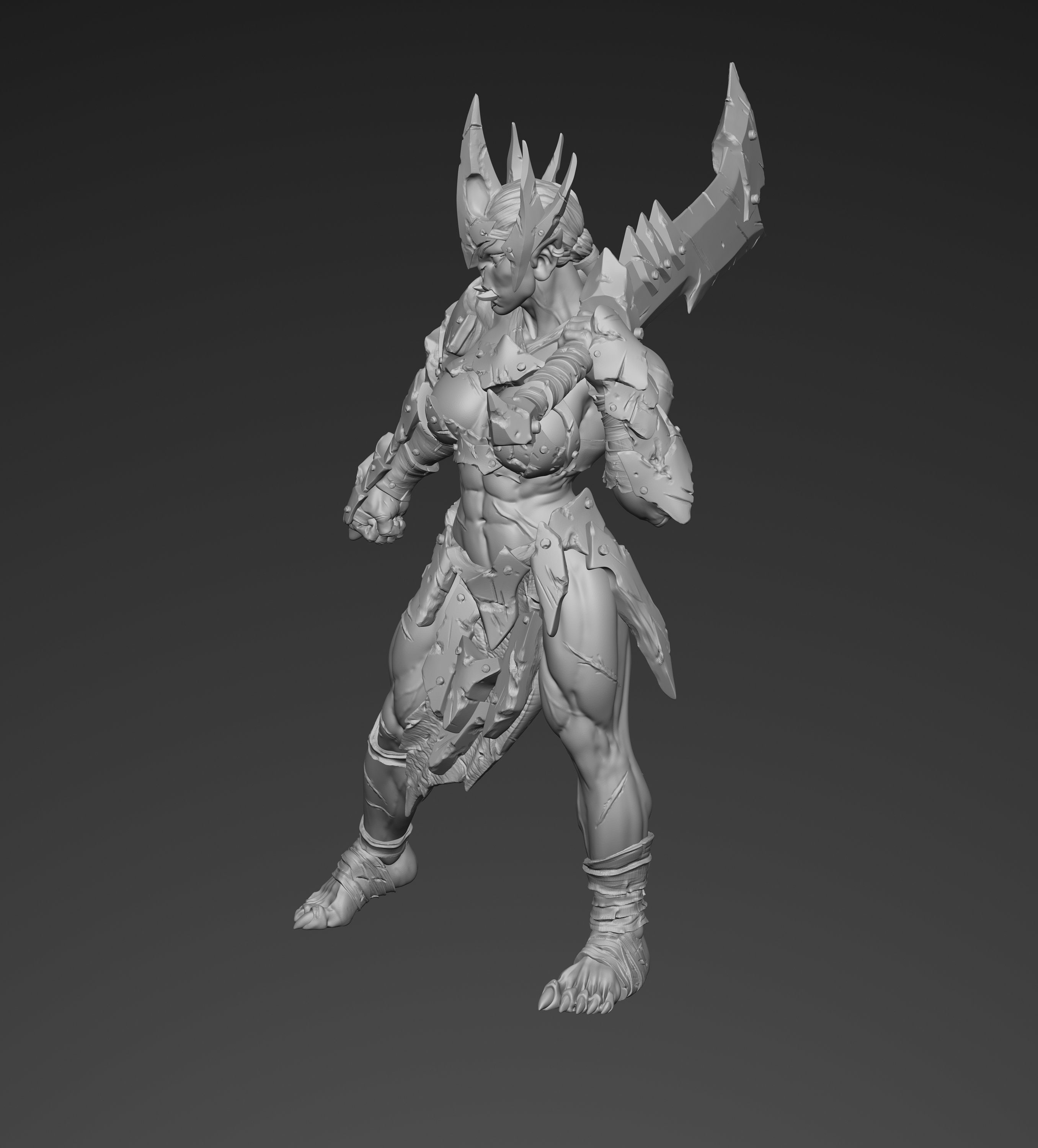 Orc Queen Monsters STL Model 3D Printable - Etsy