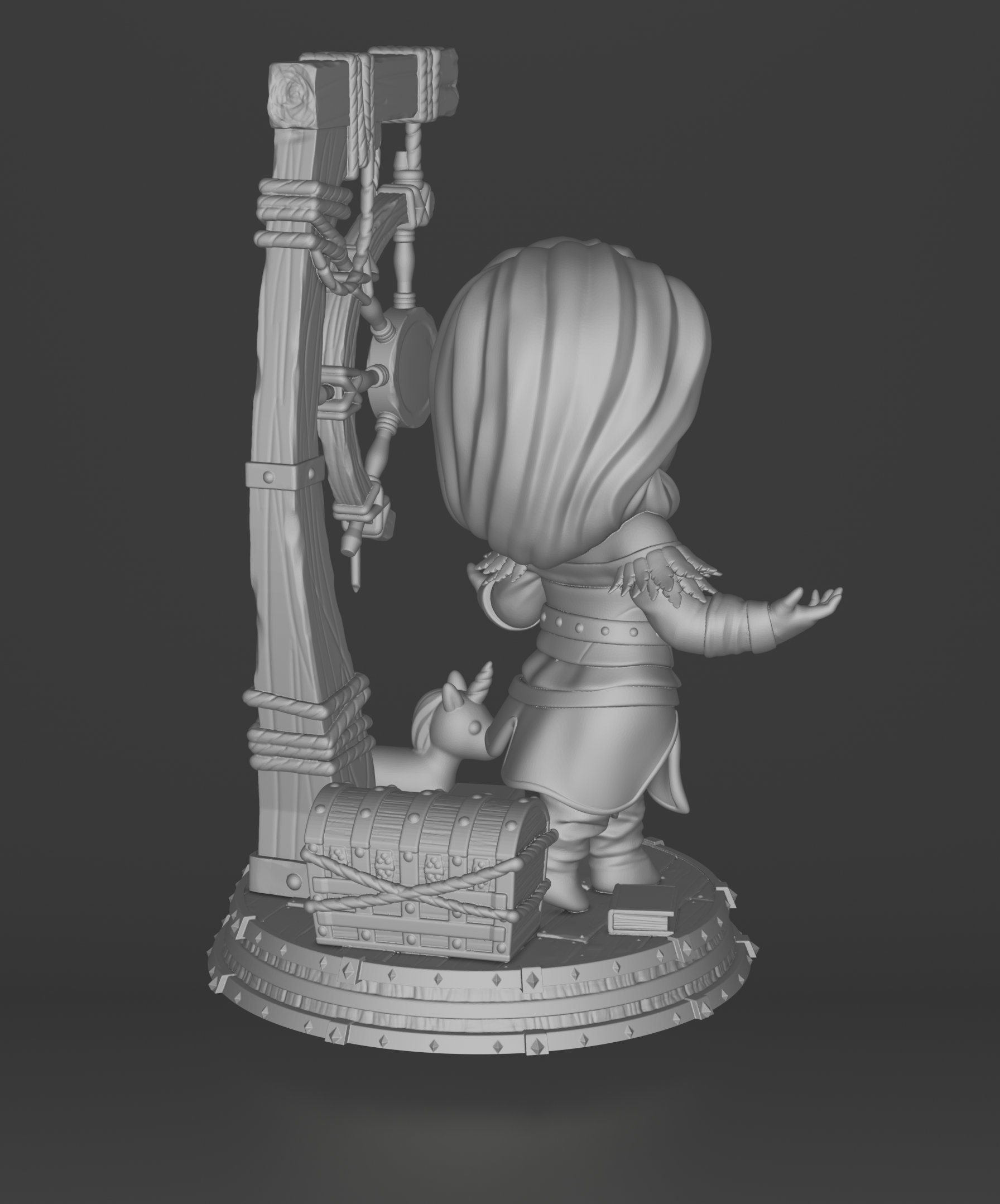Yennefer Chibi the Witcher STL Model 3D Printable - Etsy