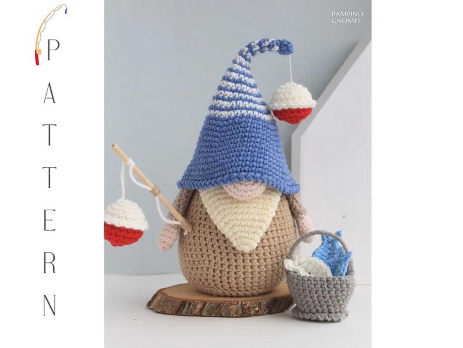 Crochet Patterns Fisher Gnome, Amigurumi Pattern Fisher Gnome for Sea ...