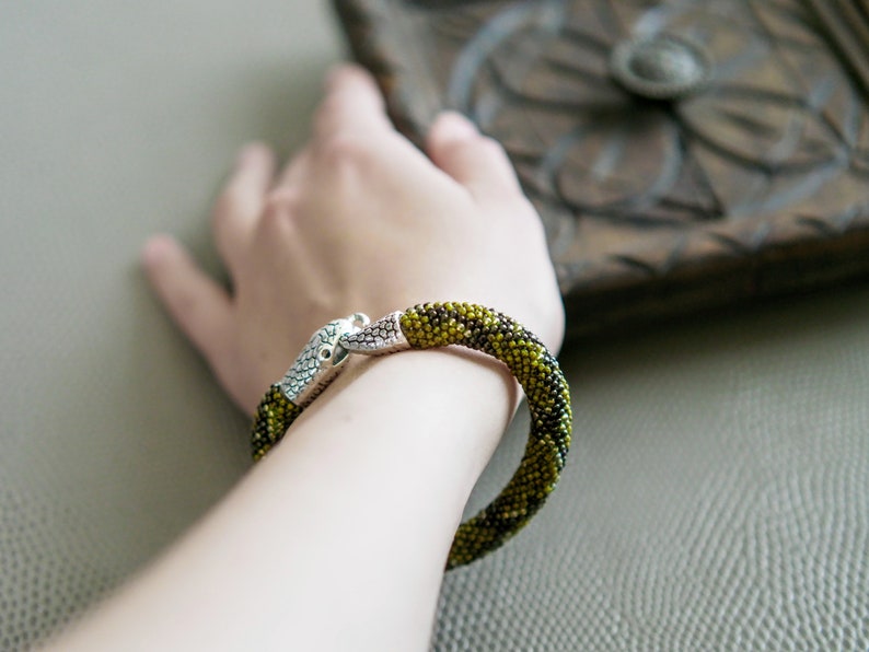 Snake Skin Bead Crochet Pattern. PDF Pattern for Size 11 Seed Beads ...