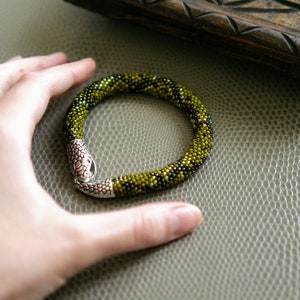 Snake Skin Bead Crochet Pattern. PDF Pattern for Size 11 Seed Beads ...