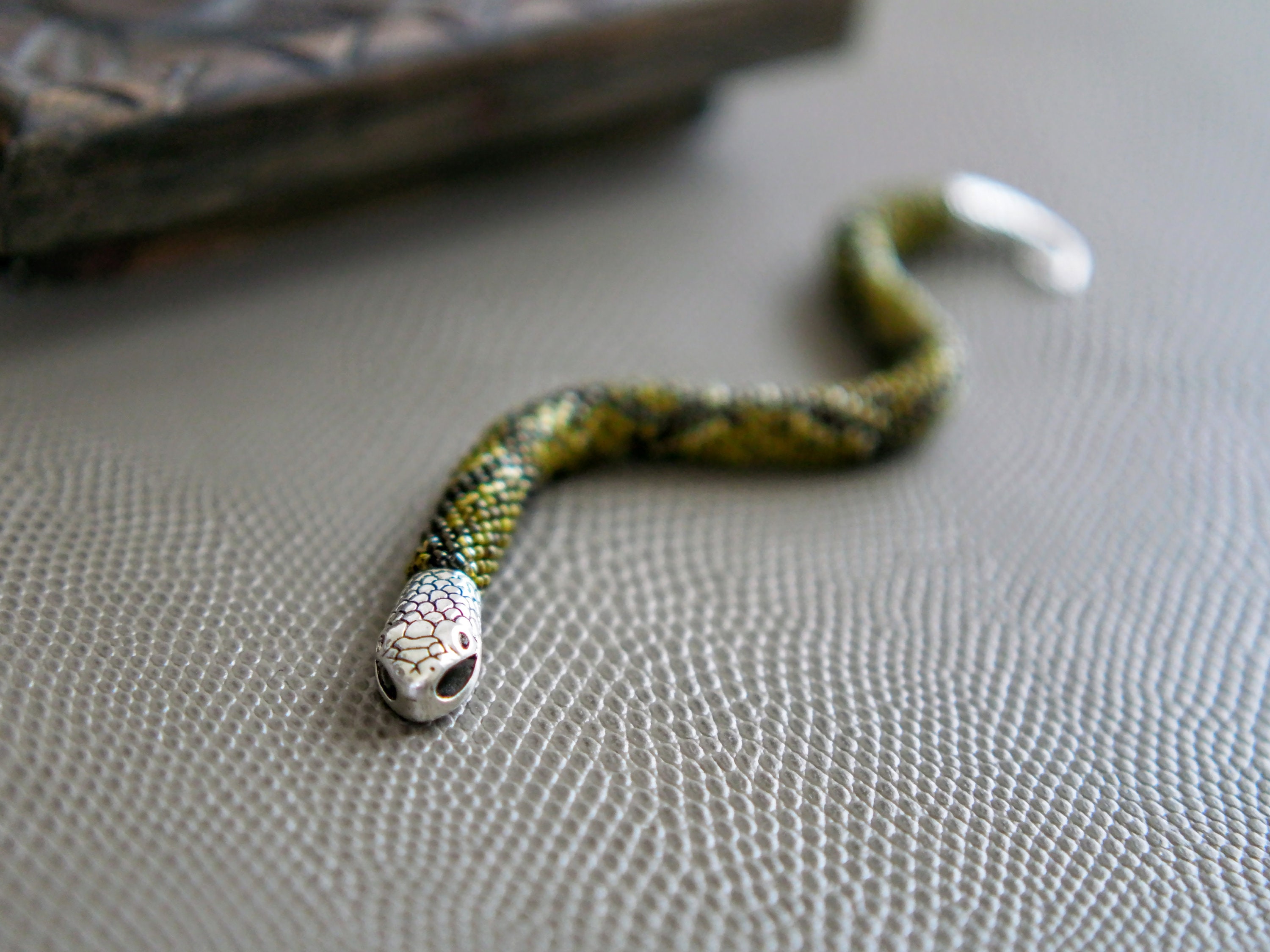 Snake Skin Bead Crochet Pattern. PDF Pattern for Size 11 Seed Beads ...