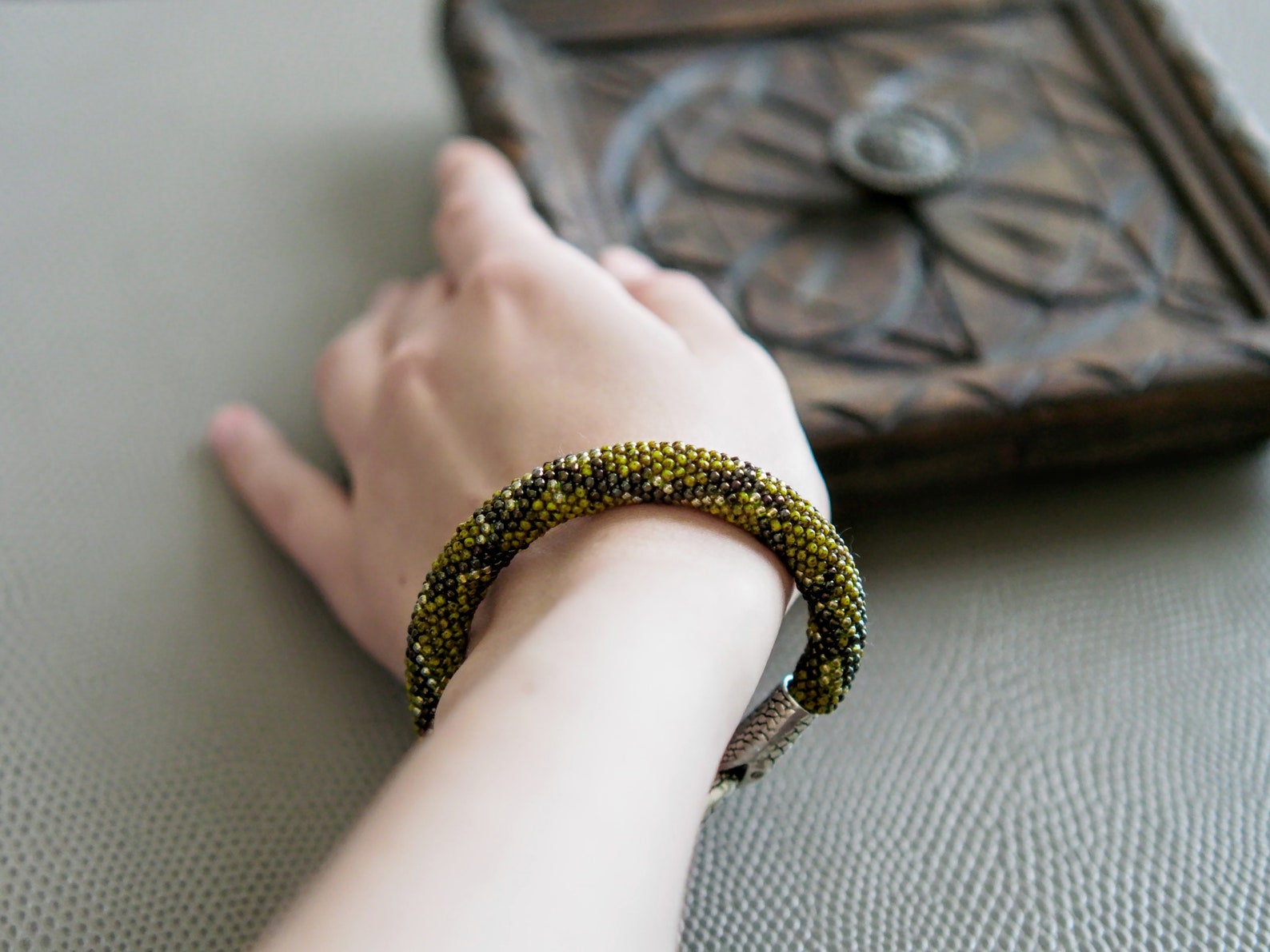 Snake Skin Bead Crochet Pattern. PDF Pattern for Size 11 Seed Beads ...