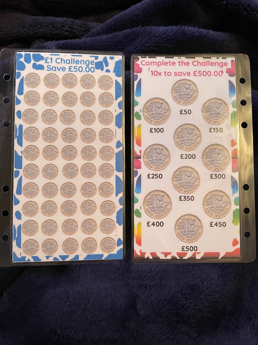 One Pound Savings Challenge - Etsy