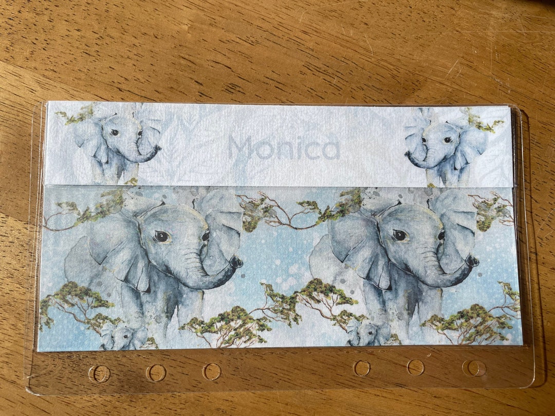 A6 Laminated See Through Cash Envelope for Binders - Etsy