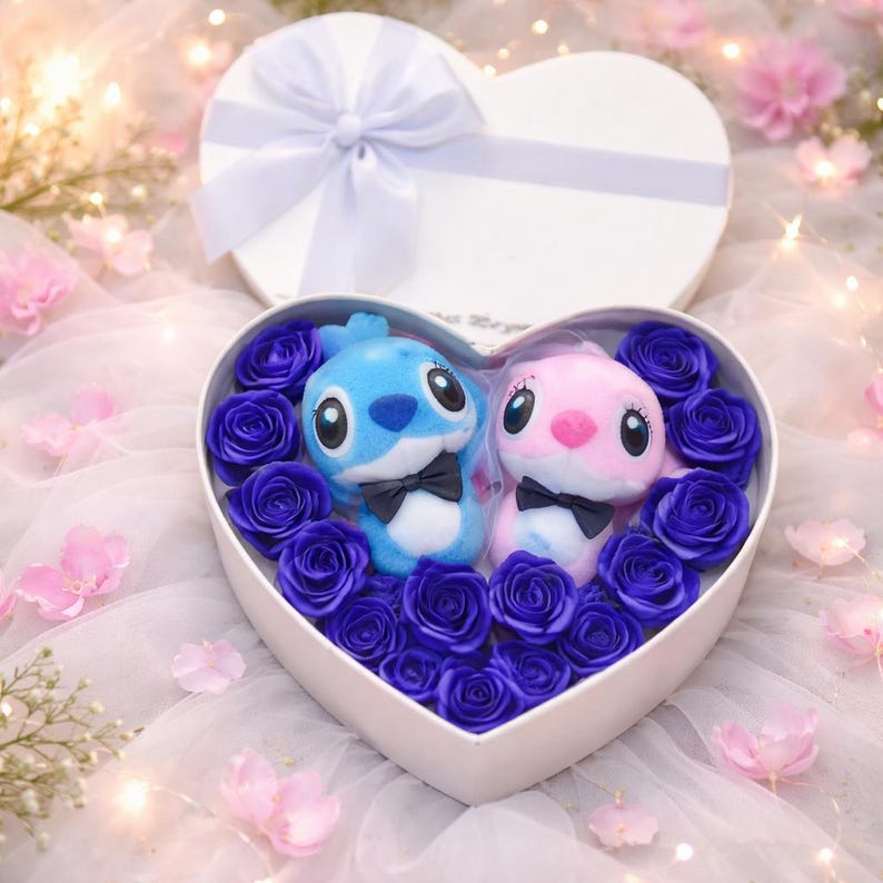 Anime Stitch Plush Bouquet Doll – Cute Cartoon Stuffed Animal With ...