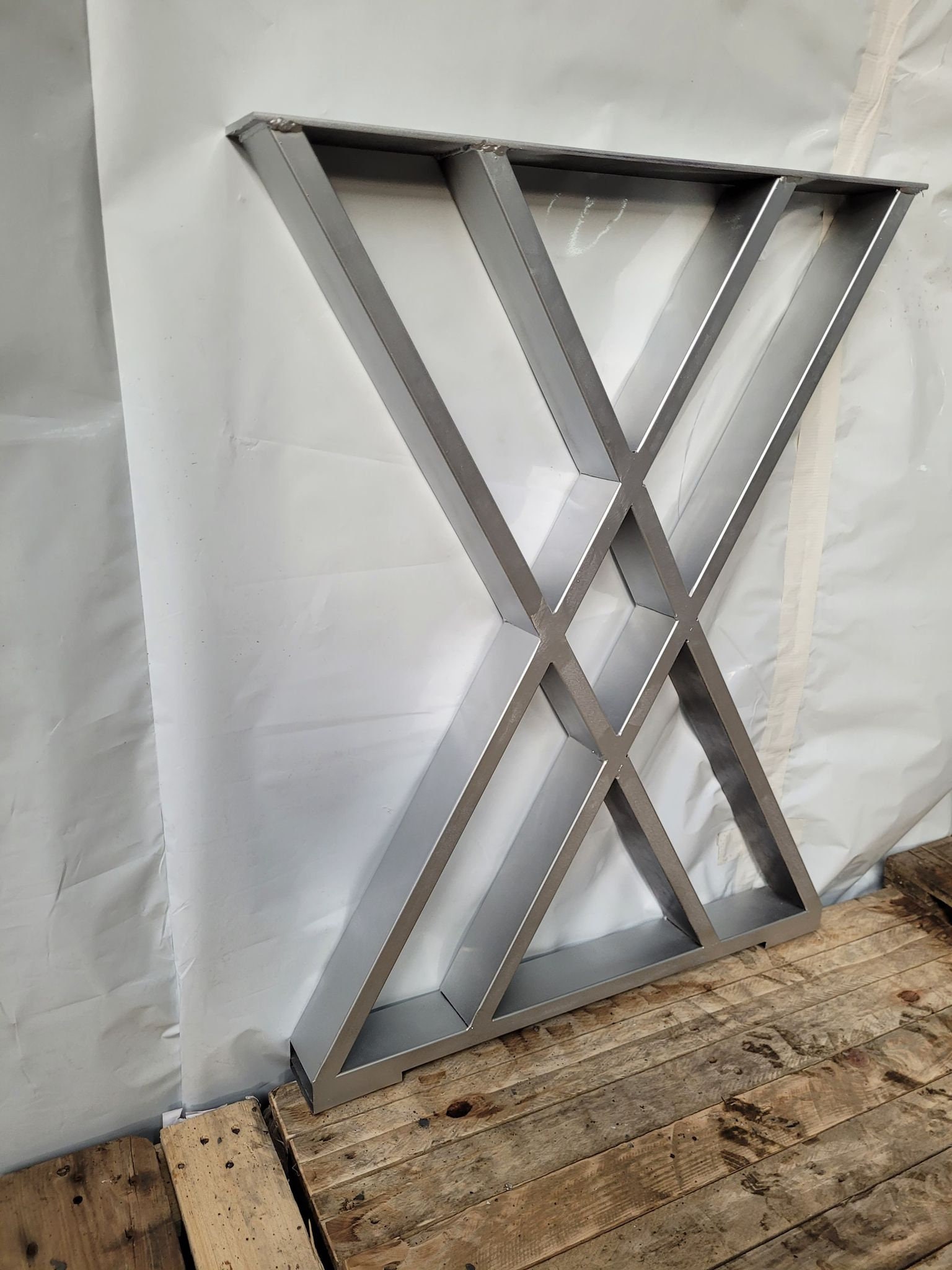 X2 Metal Diamond Dining Table Legs - Etsy UK