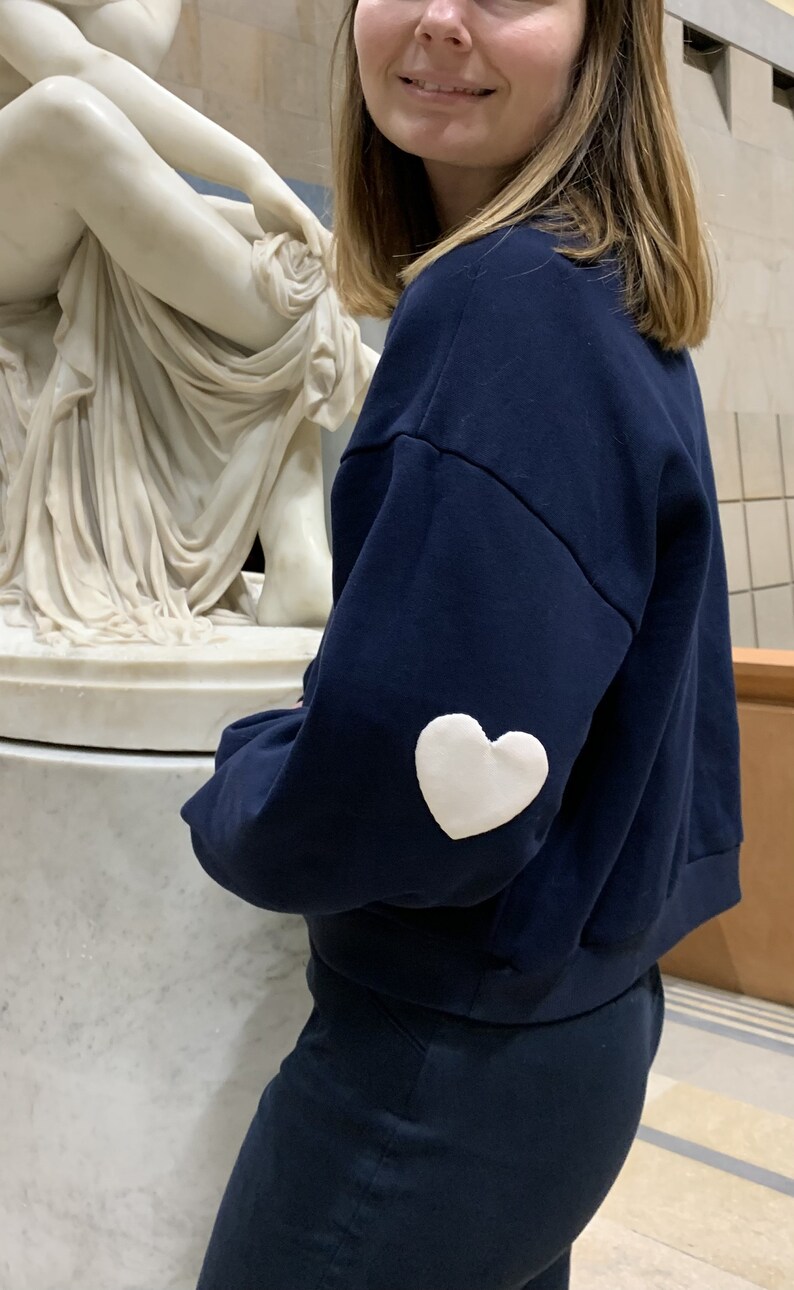 Pattern - HEART Sweatshirt - Soft Sweatshirt - Download A4 PDF - Size 2 ...