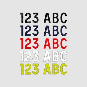 Premier League 24/25 Numbers & Lettering, Digital Download Premier ...