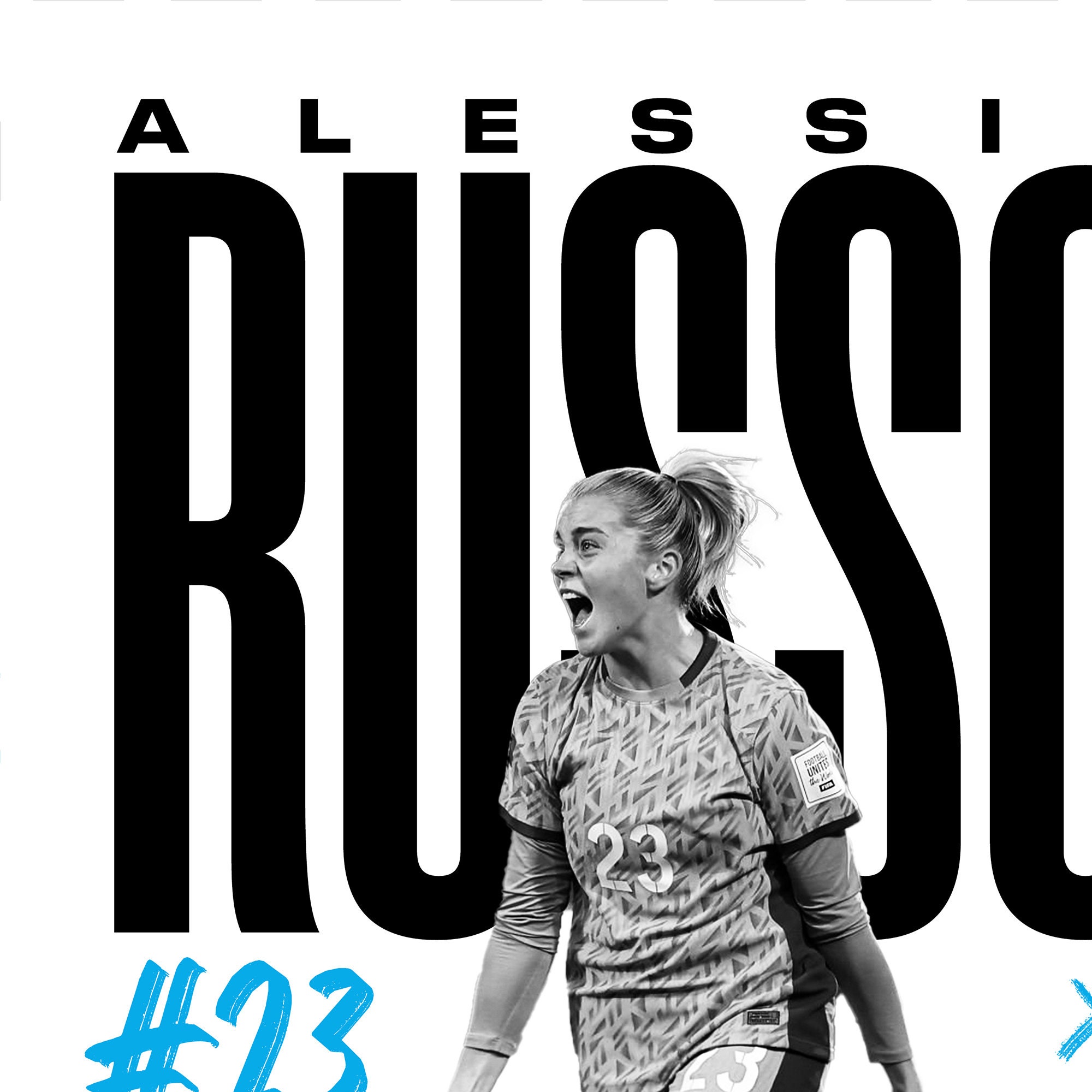 Alessia Russo England Poster, Alessia Russo Print, Lionesses Poster ...