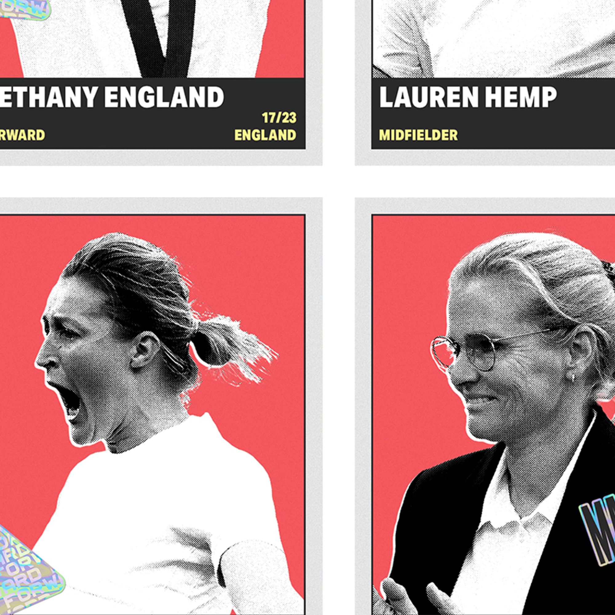 England Women's Football Sticker Print England - Etsy UK