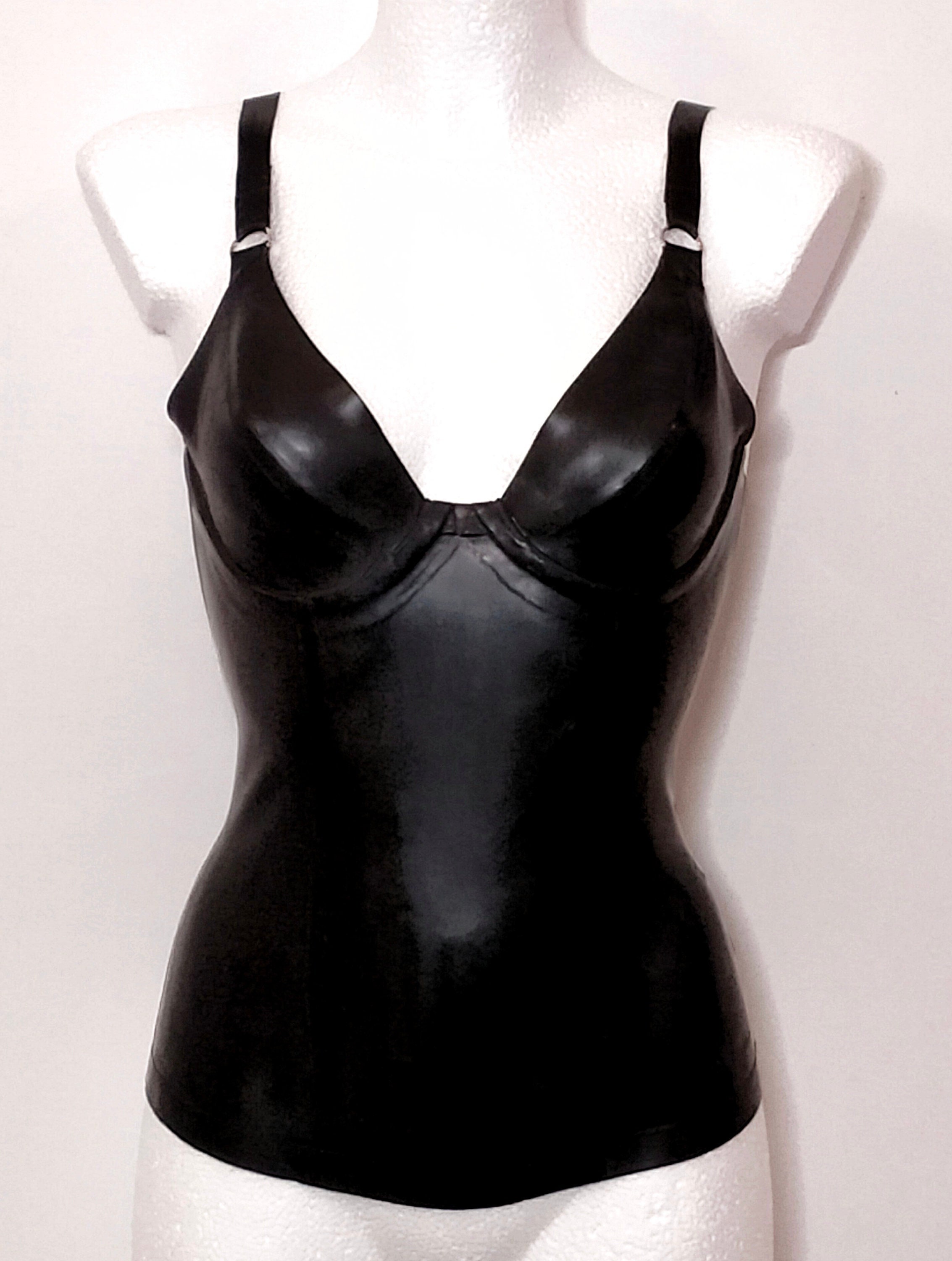 Thick Latex Top, Latex Tank Top, Latex Bra, Rubber Corset, Natural ...
