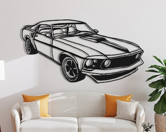 Mustang Wall Mural - Etsy