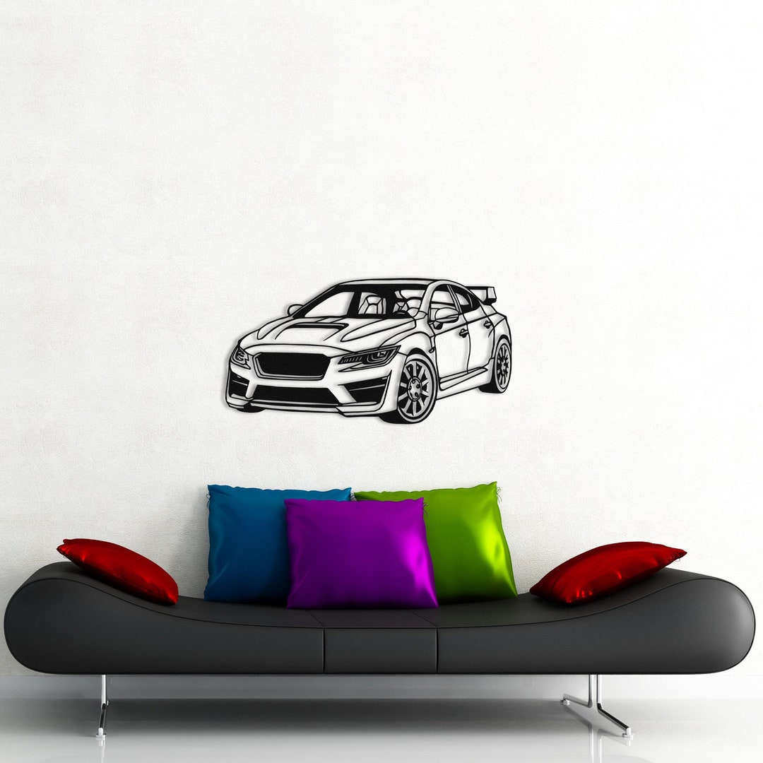 Subaru Metal Poster Sti Wrx Impreza Garage Car Decor/ Boyfriend Gift ...