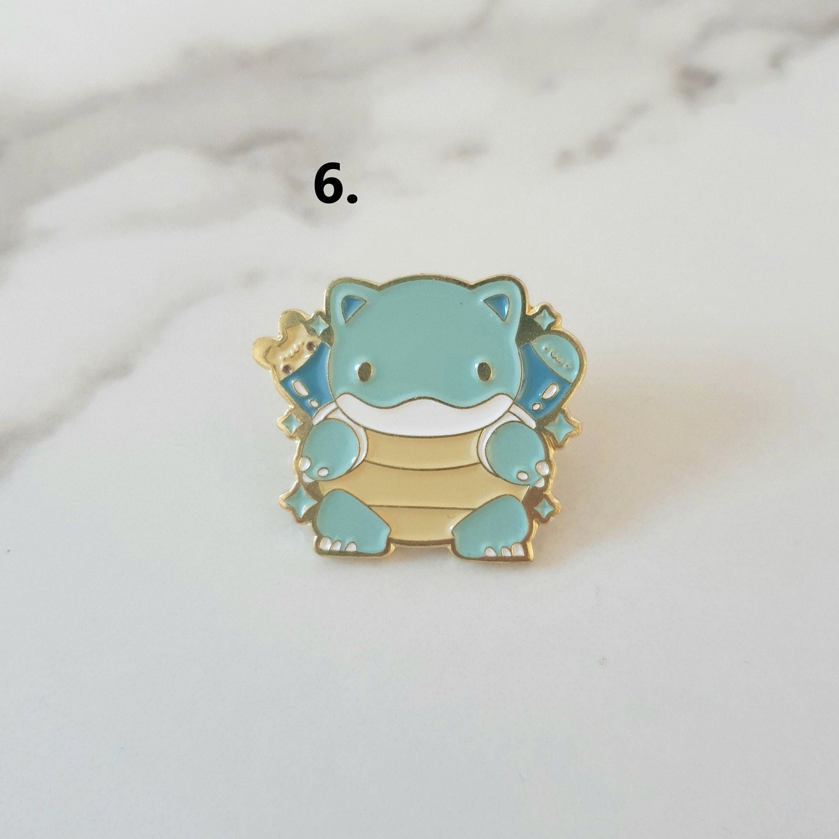 Pokemon Inspired Enamel Pins Badges Pikachu Bulbasaur - Etsy